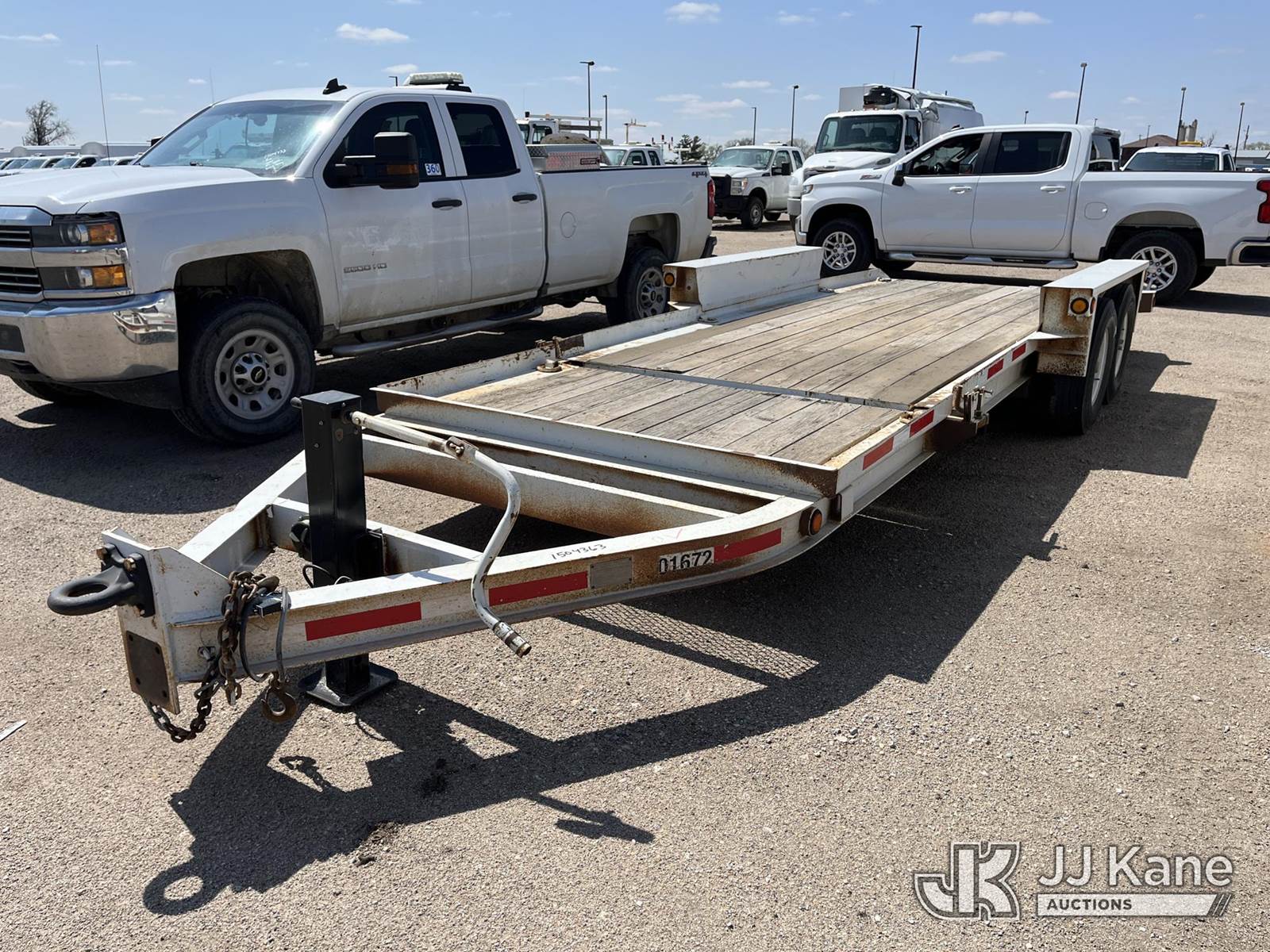 2012 Belshe Industries TB-14 T/A Tilt Deck Tagalong Equipment Trailer ...