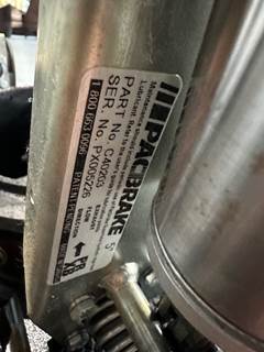 Pacbrake 5 PRXB Exhaust Brake for Caterpillar C9 Diesel Engine C40203 ...