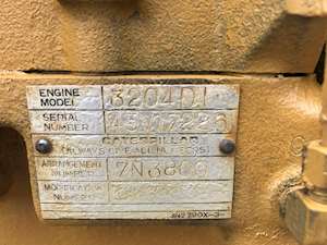 Caterpillar 3204 Diesel Engine For Sale | Hialeah, FL | AR # 7N3800 ...