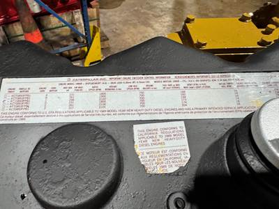 1988 Caterpillar 3406B Engine For Sale | Hialeah, FL | AR # 9Y7540 ...
