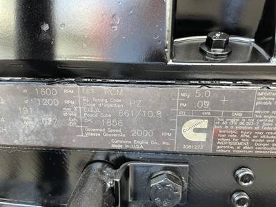 1996 Cummins M11 Engine For Sale | Hialeah, FL | CPL 1856 ...