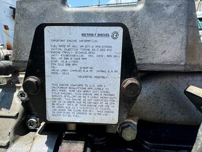 2011 Detroit DD13 Engine For Sale, 5,225 Hours | Hialeah, FL | DD13 EPA ...