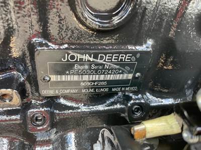 2011 John Deere 5030HF285 Engine For Sale | Hialeah, FL | 5030HF285A ...
