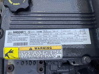 2020 Paccar PX-9 Engine For Sale, 240 Hours | Hialeah, FL | CPL 4759 ...