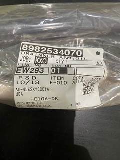 Isuzu Diesel Engine Oil Drain Hose For Sale | Hialeah, FL | 8982534070 ...