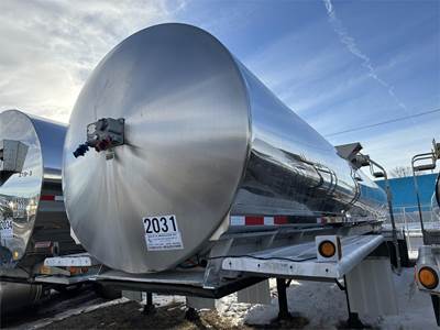1998 Walker Tandem Axle Stainless Steel Food Grade Tanker Trailer ...