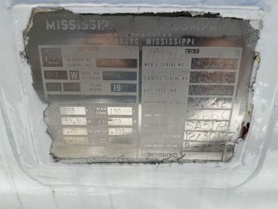 1978 MISSISSIPPI MC331, 265PSI Industrial Gas Tank Trailer For Sale ...