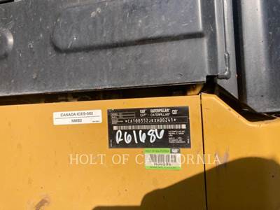 2022 Caterpillar 352FG Excavator For Sale, 2,128 Hours | Stockton, CA ...