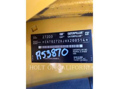 2019 Caterpillar 272D3 Skid Steer For Sale, 1,529 Hours | Sacramento ...