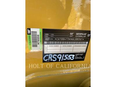 2021 Caterpillar 415F2 IL Wheel Loader For Sale, 2,383 Hours ...