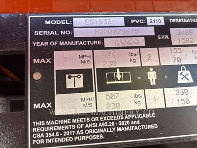 2023 JLG ES1932 Scissor Lift For Sale, 40 Hours | Hurricane, UT ...