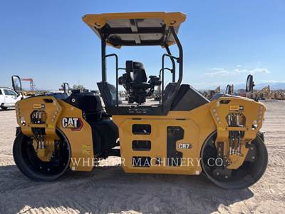 2022 Caterpillar CB7 Smooth Drum Roller Compactor For Sale, 232 Hours ...