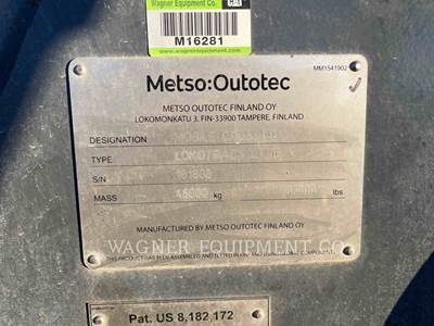 2022 Metso LT106 Mobile Jaw Crusher For Sale, 1,495 Hours | Bloomfield ...