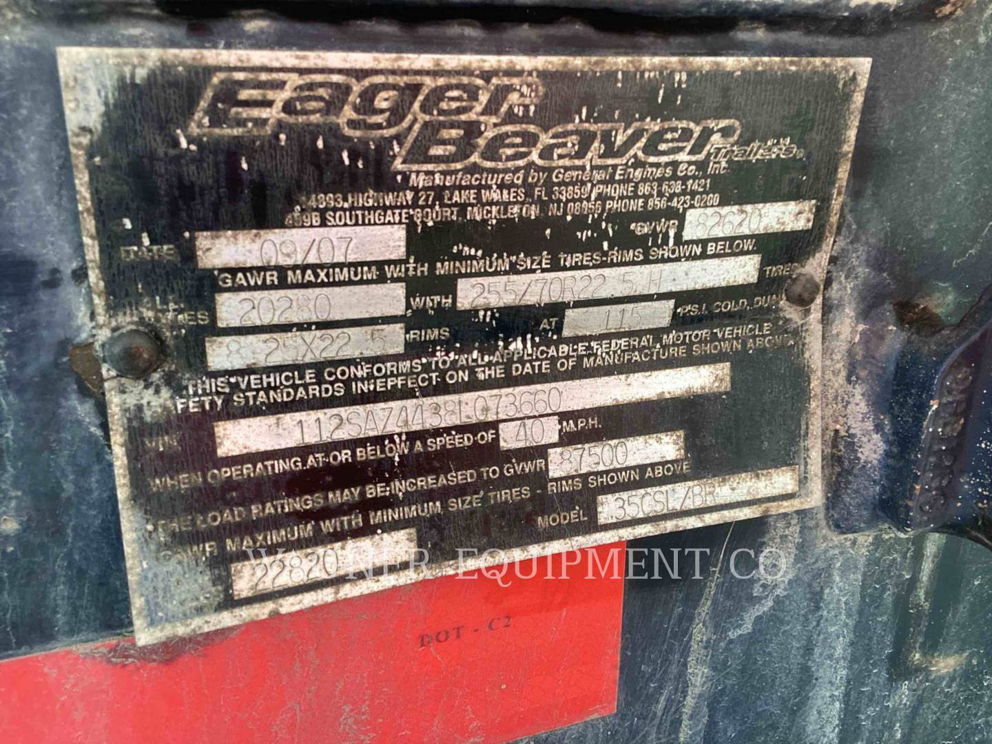 2008 Eager Beaver 35CSLBR Lowboy Trailer For Sale, 1 Hours | Aurora, CO ...