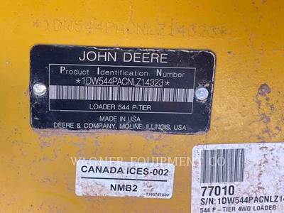 2020 John Deere 544P Wheel Loader For Sale, 709 Hours | Aurora, CO ...