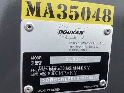 2021 Doosan DL320-7 Wheel Loader For Sale, 193 Hours | Fargo, ND ...