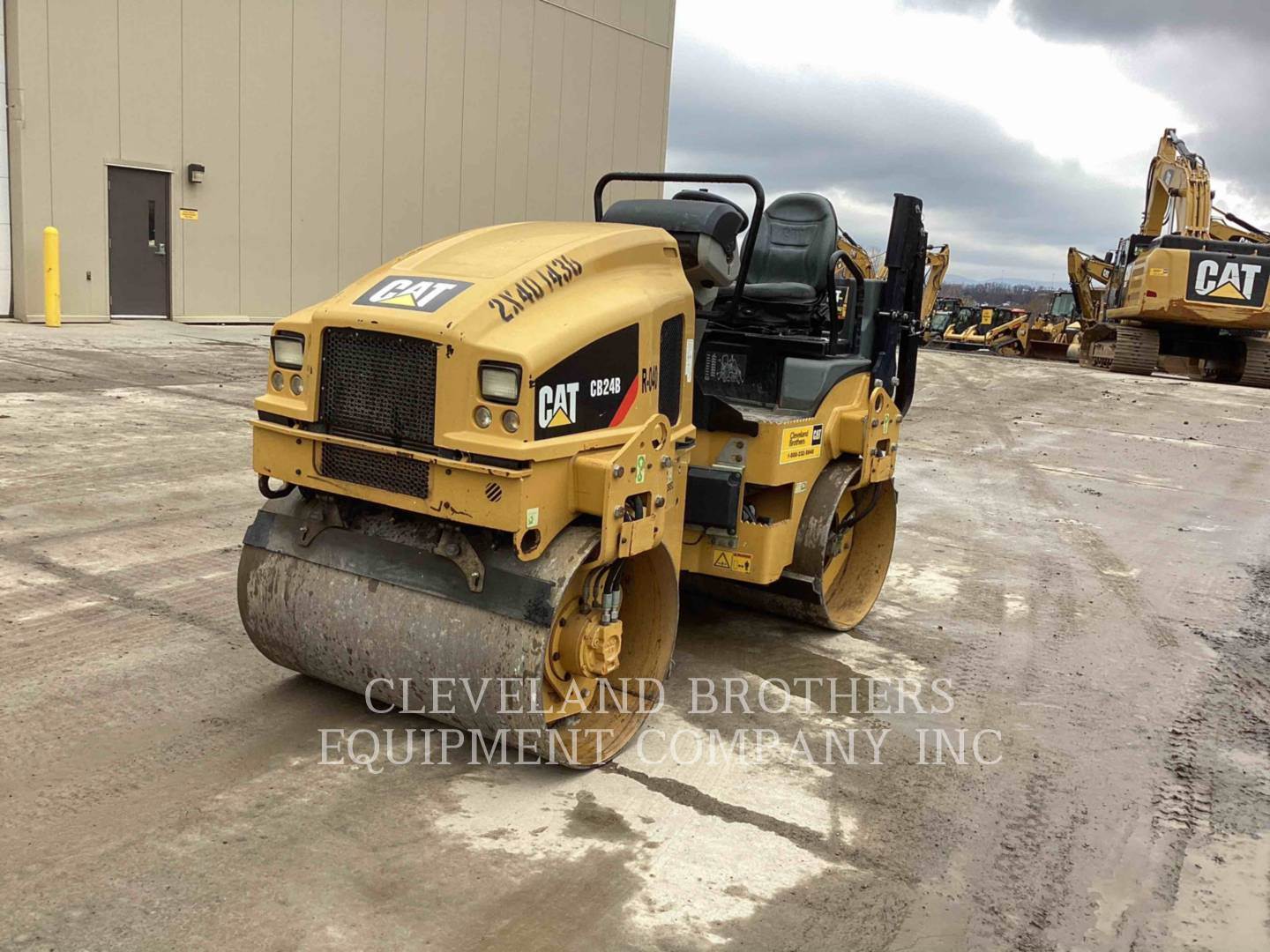 2018 Caterpillar CB24B Tandem Vibratory Roller Compactor For Sale, 639 ...