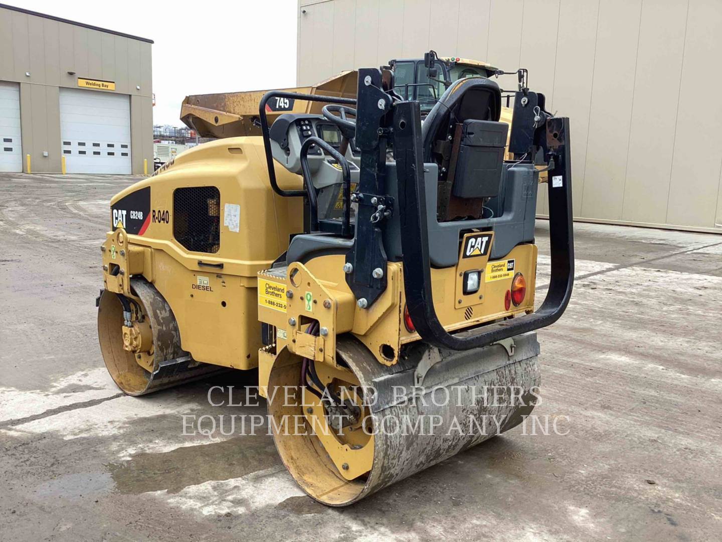 2018 Caterpillar CB24B Tandem Vibratory Roller Compactor For Sale, 639 ...
