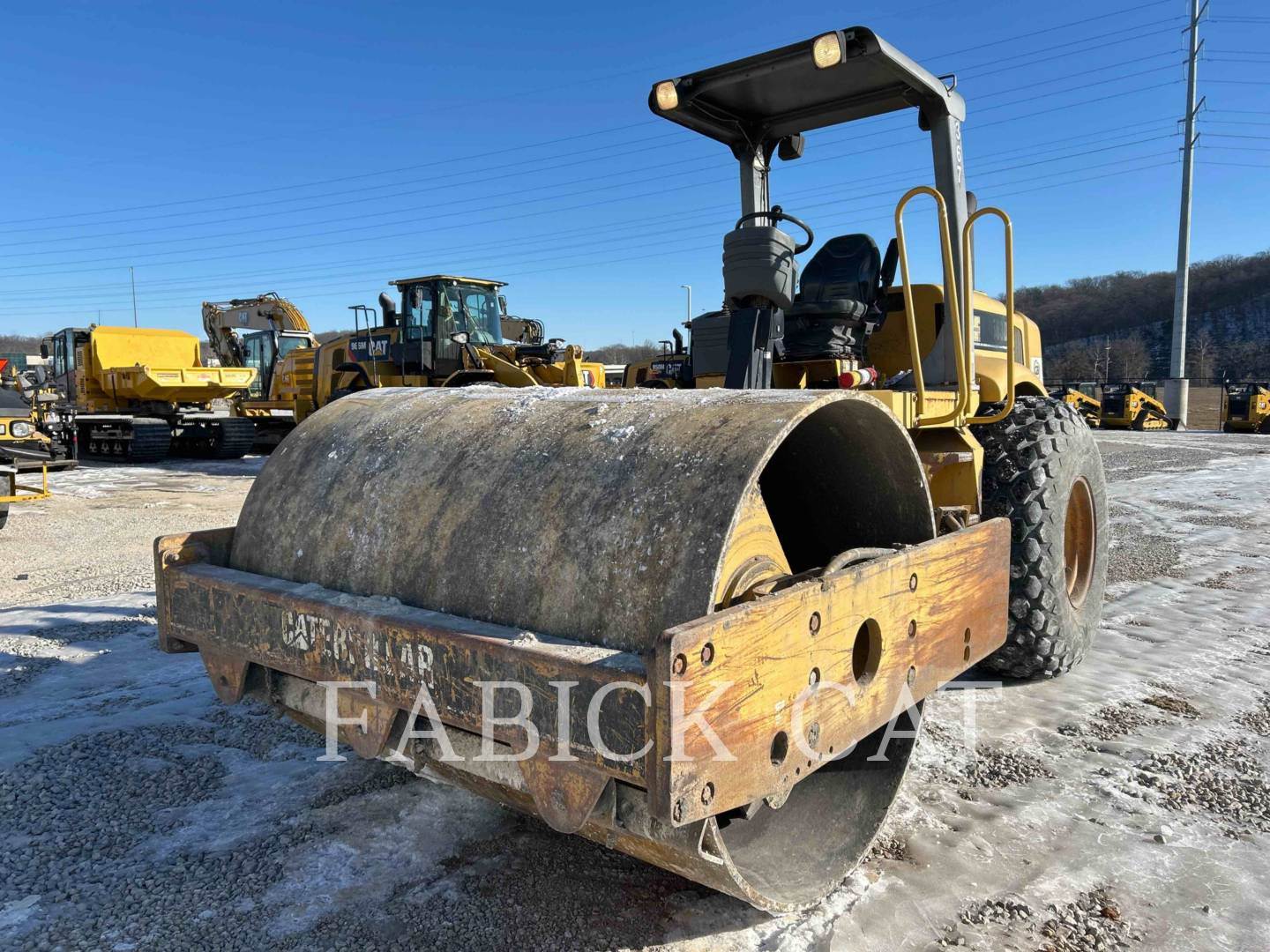 2000 Caterpillar CS563DAW Smooth Drum Roller Compactor For Sale, 322 ...