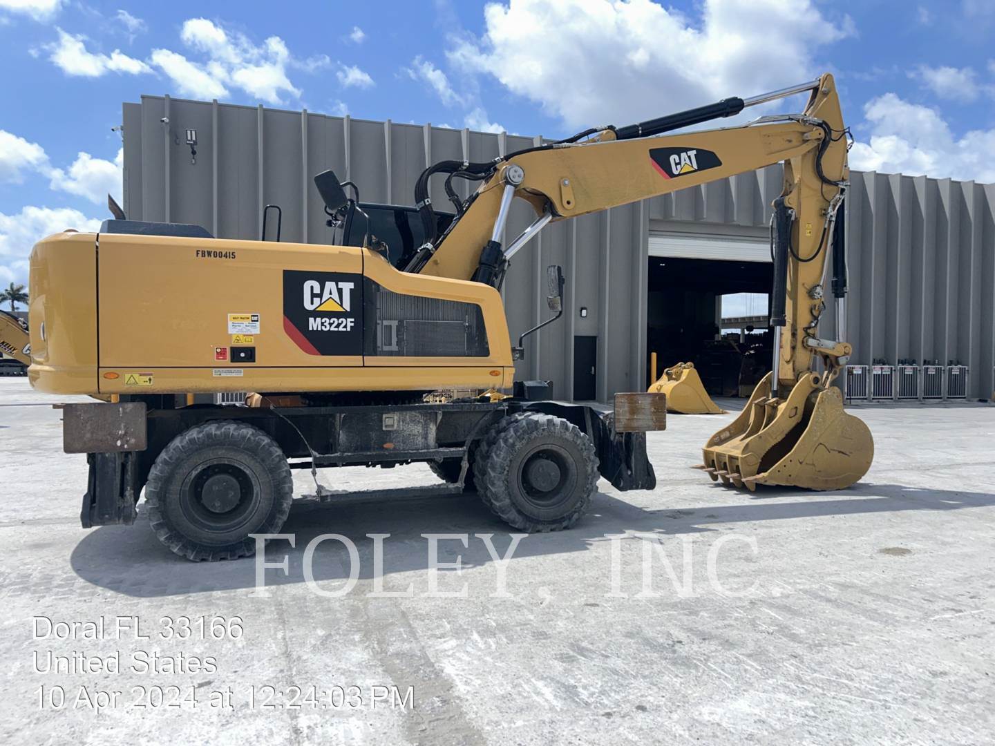 2020 Caterpillar M322F Wheeled Excavator For Sale, 860 Hours ...