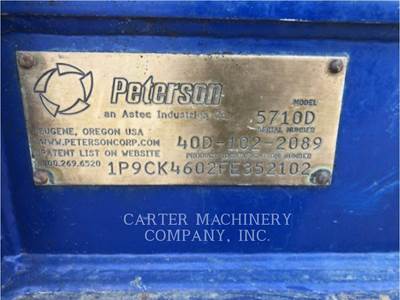 2015 Peterson 5710D Horizontal Grinder For Sale, 5,899 Hours | Richmond ...