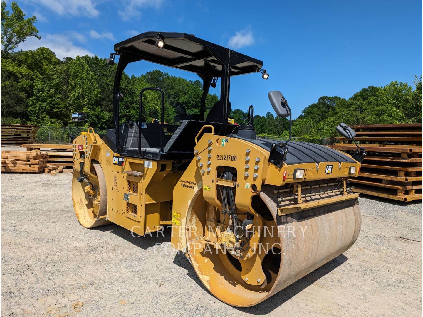 2017 Caterpillar CB66B Smooth Drum Roller Compactor For Sale, 1,760 ...