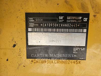 2014 Caterpillar 930K Wheel Loader For Sale, 6,796 Hours | Abingdon, MD ...