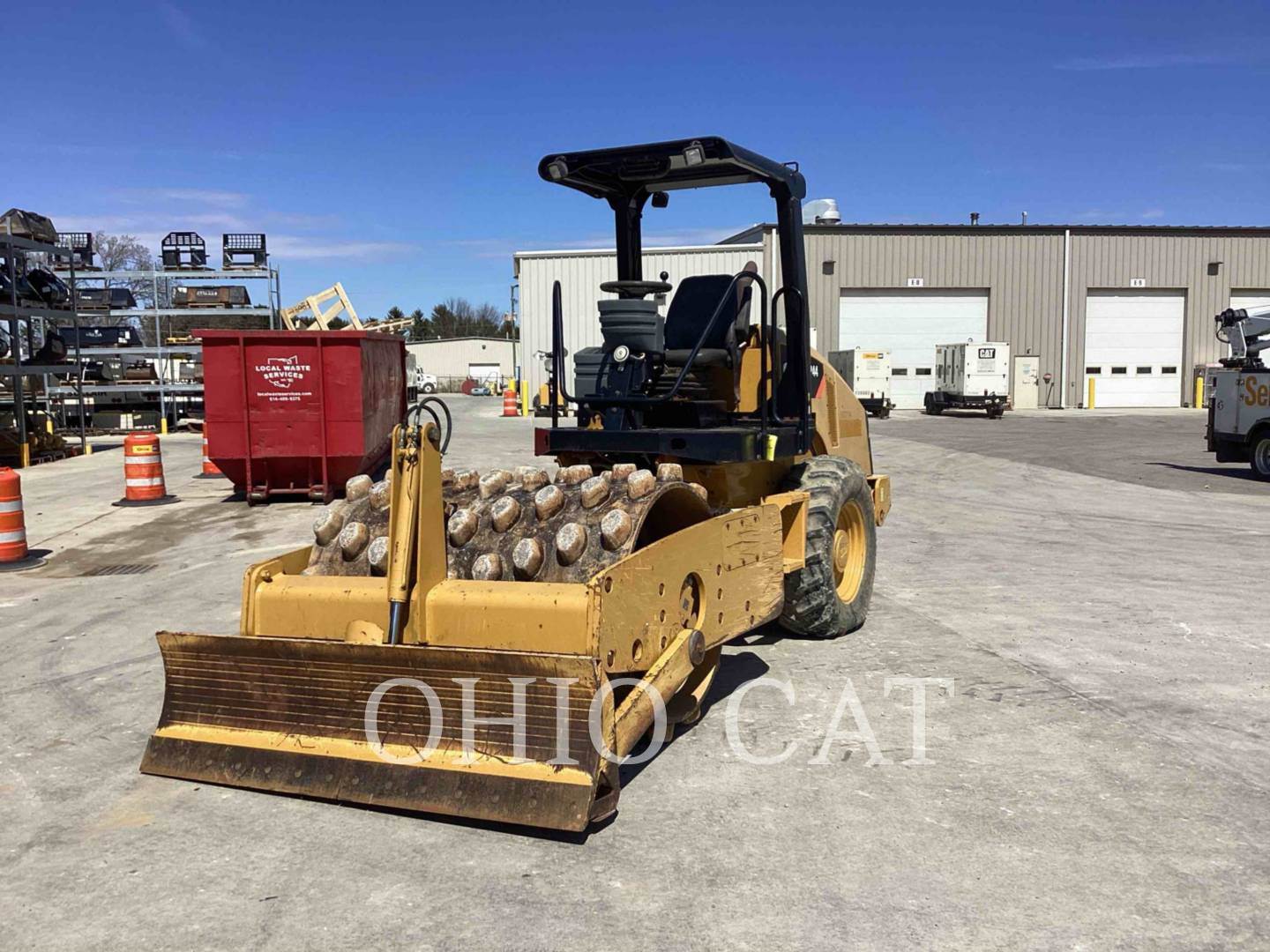 2013 Caterpillar CP44 Smooth Drum Roller Compactor For Sale, 3,228 ...