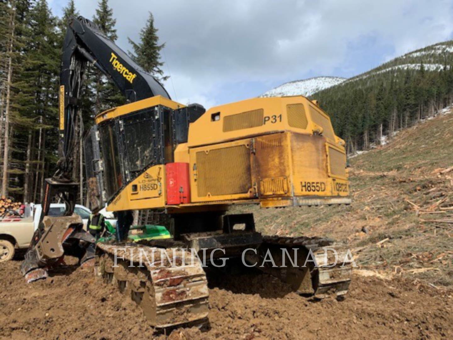 2016 Tigercat 855D Logging Processor For Sale, 10,617 Hours | Prince ...