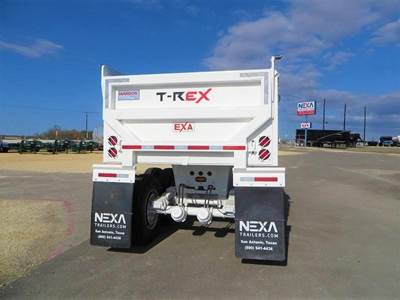 2025 EXA 32 ft Half Round End Dump Trailer - Tandem Axle, Steel, Single ...