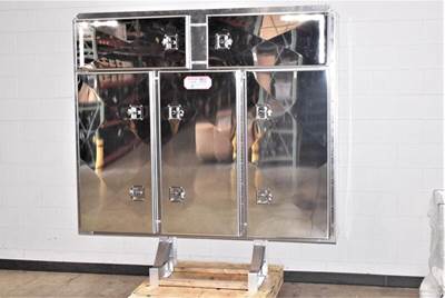 New Aftermarket Sturdy-Lite 84"x80" Smooth Plate 5-Door Vault Rack For ...