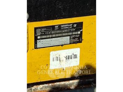 2021 Caterpillar 308 CR Mini Excavator For Sale, 5,149 Hours | Perugia ...