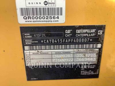 2018 Caterpillar 415F2 IL Backhoe For Sale, 2,478 Hours | City Of ...