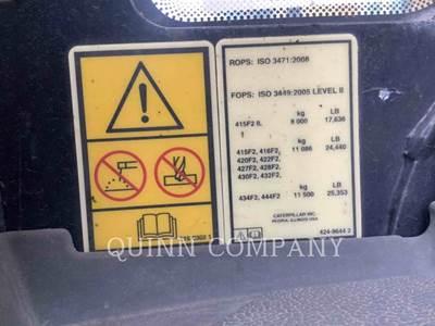 2018 Caterpillar 415F2 IL Backhoe For Sale, 2,478 Hours | City Of ...