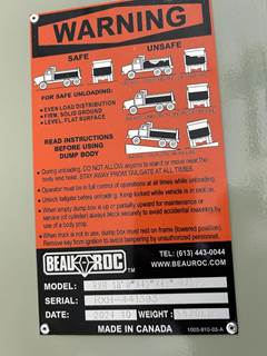 2025 Beau-Roc 18 FT Dump Body For Sale | Healdsburg, CA | P108 ...