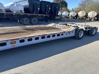 1998 Murray 43x102 Tandem Axle Lowboy Trailer - Walking Beam, Fixed ...
