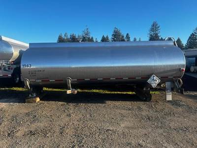 2010 Beall 4500 Gallon Aluminum Single Compartment Truck Tank DOT406AL ...