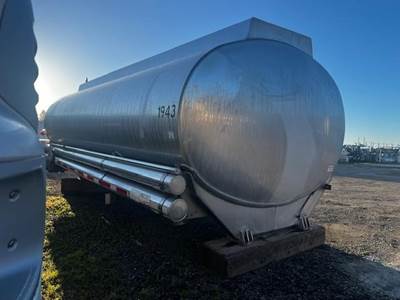 2010 Beall 4500 Gallon Aluminum Single Compartment Truck Tank DOT406AL ...