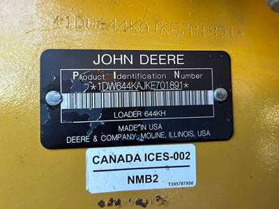 2020 John Deere 644K HYBRID Wheel Loader For Sale, 8,200 Hours | Saint ...