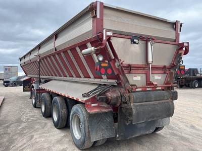 2013 Etnyre 47ft Live Bottom Belt Trailer / Quad axle Lift and ...