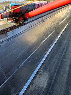 2015 Trout River Aluminum Shuttle Floor Belt Trailer 48 ft long / Live ...