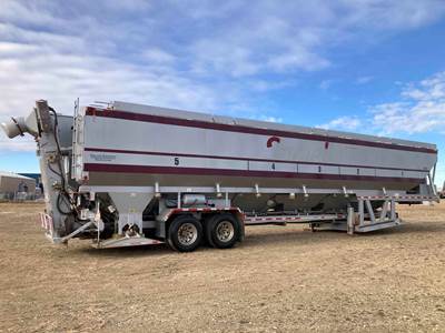 2012 APPCO 4,000 CUBIC FT SAND MOBILE STORAGE PIG DRY BULK TANK TRAILER ...