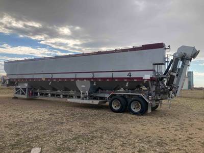 2011 Appco 4,000 CUBIC FT SAND STORAGE PIG DRY BULK TANK TRAILER WITH ...