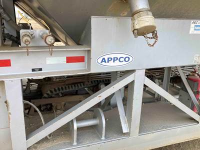 2011 Appco 4,000 CUBIC FT SAND STORAGE PIG DRY BULK TANK TRAILER WITH ...