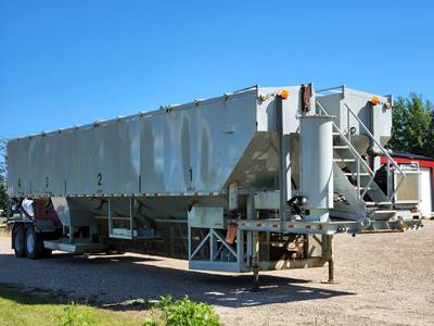 2010 APPCO 4,000 CUBIC FT SAND MOBILE STORAGE PIG DRY BULK TANK TRAILER ...