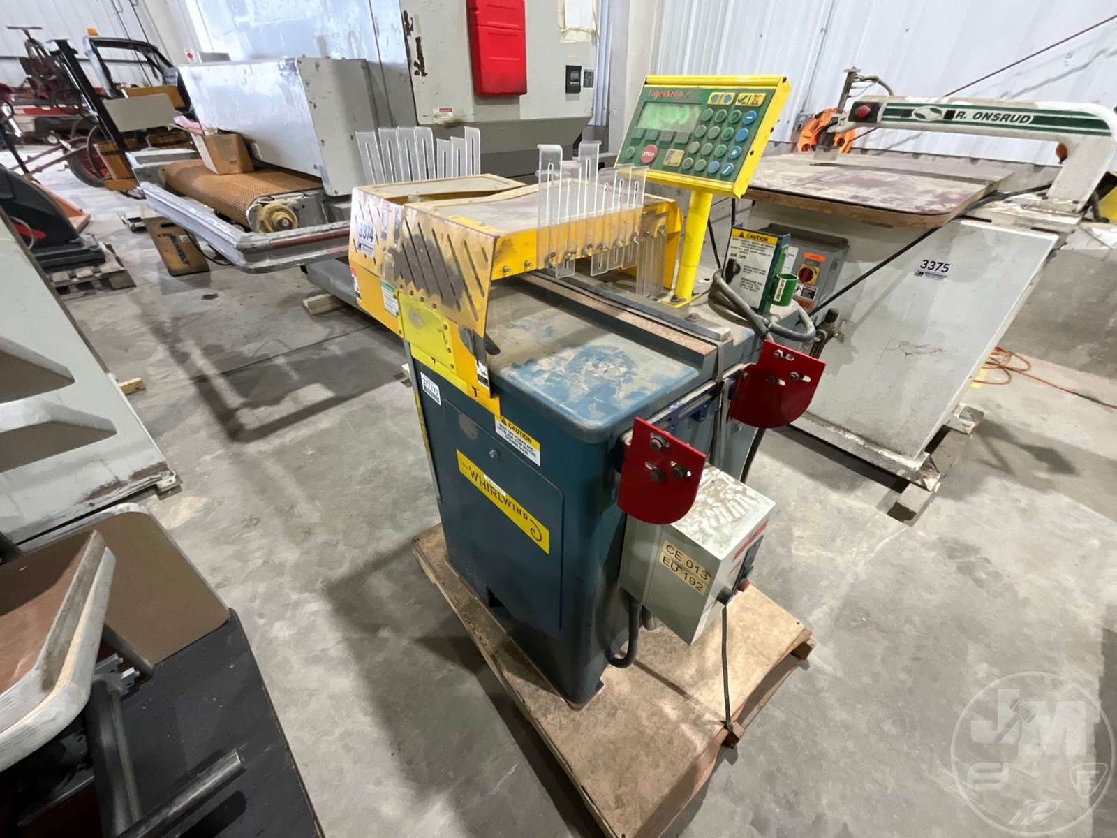 Whirlwind CUT OFF, UPCUT SAW W/ TIGERSTOP PUSHER CONTROLS Manufacturing ...