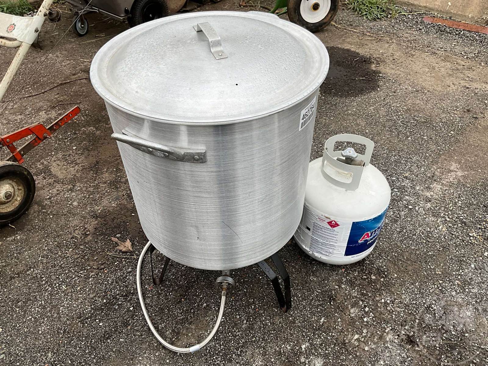 Propane Pressure Cooker, W/ Stand & (2) Propane Tanks For Sale ...