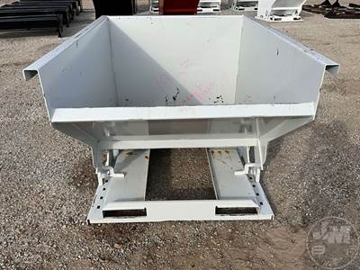 Unused KC Standard Duty 2 CY Capacity Dumping Hopper, Fork Pockets For ...