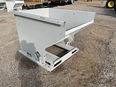 Unused KC Standard Duty 2 CY Capacity Dumping Hopper, Fork Pockets For ...
