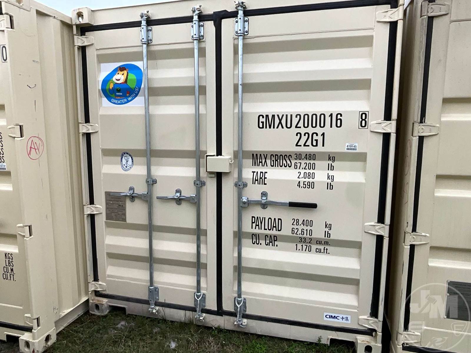 2022 CIMC Container For Sale | Kissimmee, FL | 419145 ...